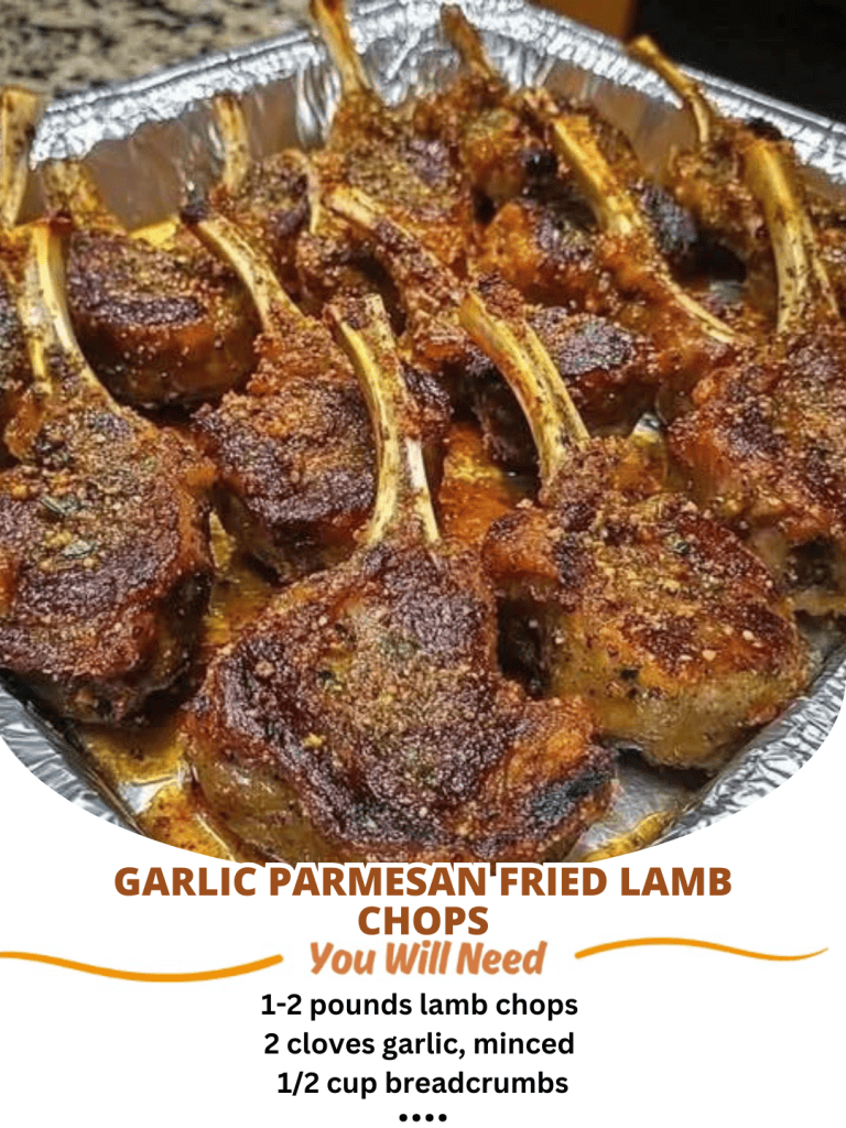 Garlic Parmesan Fried Lamb Chops - Recipes